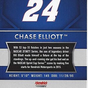 AUTOGRAPHED Chase Elliott 2016 Panini Prizm Racing OFFICIAL ROOKIE CARD (#24 NAPA Driver) Hendrick Motorsports Rare Signed Collectible NASCAR Trading Card with COA