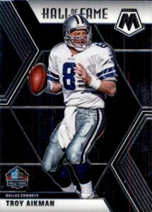 2020 mosaic football #290 troy aikman dallas cowboys sp short print official panini nfl trading card