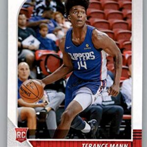 2019-20 Panini Hoops #245 Terance Mann Los Angeles Clippers RC Rookie NBA Basketball Trading Card