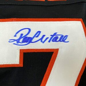 Autographed/Signed Ron Hextall Philadelphia Black Hockey Jersey JSA COA