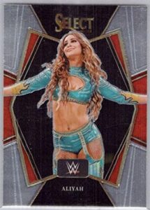 2022 panini select wwe #127 aliyah premier level smackdown wrestling trading card