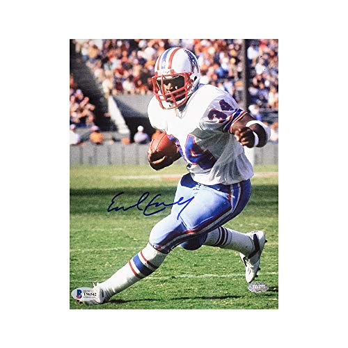 Earl Campbell Autographed Houston Oilers 8x10 Photo - BAS COA