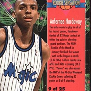 1994-95 Fleer Rookie Sensations #9 Anfernee Hardaway NBA Basketball Trading Card