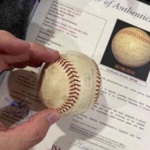 Mickey Mantle Inscribed Signed Ball To MVP Yankees son JSA letter 1/1 Legend - Autographed Baseballs