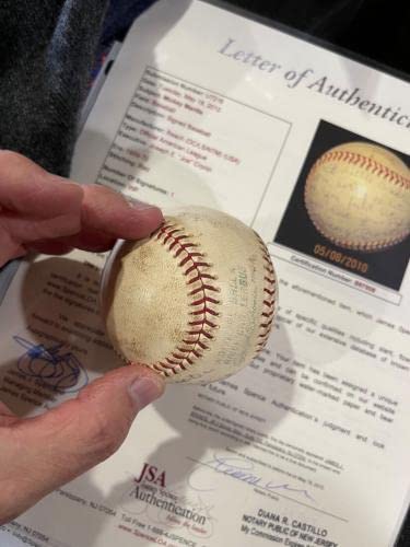 Mickey Mantle Inscribed Signed Ball To MVP Yankees son JSA letter 1/1 Legend - Autographed Baseballs