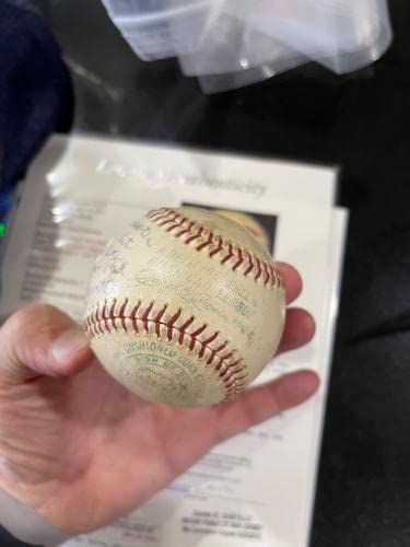 Mickey Mantle Inscribed Signed Ball To MVP Yankees son JSA letter 1/1 Legend - Autographed Baseballs