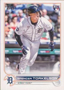 2022 topps update #us20 spencer torkelson nm-mt rc rookie tigers