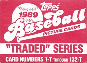 1989 topps traded set complete m (mint)