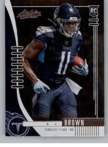 2019 Absolute Football #101 A.J. Brown RC Rookie Card Tennessee Titans Official NFL Trading Card From Panini America in Raw (NM or Better) Condition