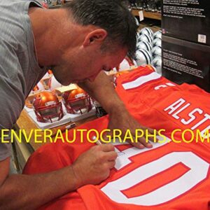 Mike Alstott Autographed/Signed Tampa Bay XL TB Orange Jersey BAS