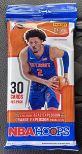 2021-22 panini hoops cello fat pack