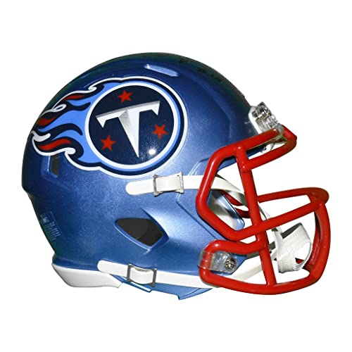 Chris Johnson Autographed Tennessee Titans Flash Mini Helmet - Hand Signed & JSA Authenticated