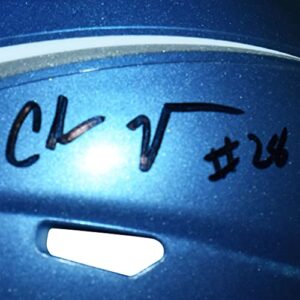 Chris Johnson Autographed Tennessee Titans Flash Mini Helmet - Hand Signed & JSA Authenticated