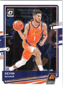 devin booker 2020-21 donruss optic #122 nm+-mt+ basketball phoenix suns