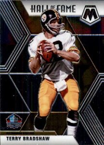 2020 panini mosaic #286 terry bradshaw hall of fame pittsburgh steelers football