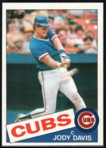 baseball mlb 1985 topps #384 jody davis cubs