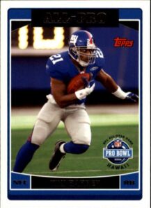 2006 topps football card #293 tiki barber