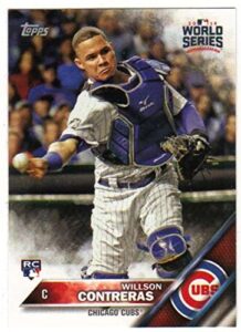 2016 topps chicago cubs world series champions box set #ws-16 willson contreras cubs mlb baseball card nm-mt