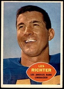 1960 topps # 68 les richter los angeles rams (football card) dean’s cards 5 – ex rams