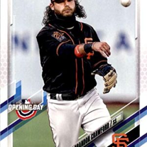 2021 Topps Opening Day #171 Brandon Crawford San Francisco Giants MLB Baseball Trading Card