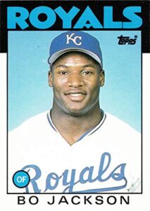 1986 topps traded baseball #50t bo jackson rookie card xrc