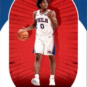 2020-21 NBA Hoops #207 Tyrese Maxey RC Rookie Philadelphia 76ers Official Panini Basketball Trading Card (Stock Photo, NM-MT Condition)