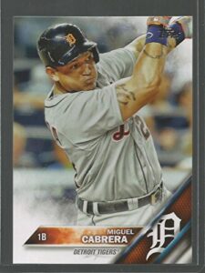 2016 topps #250 miguel cabrera nm-mt tigers