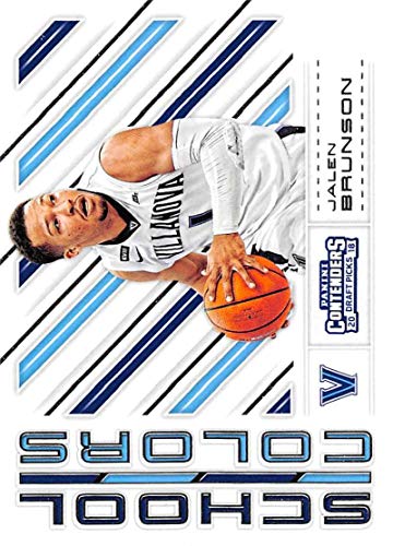 2018-19 Panini Contenders Draft Picks School Colors #34 Jalen Brunson Villanova Wildcats Basketball Card