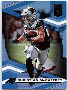 2020 donruss elite football #77 christian mccaffrey carolina panthers official panini nfl trading card