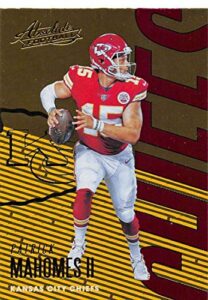 2018 absolute #49 patrick mahomes ii chiefs