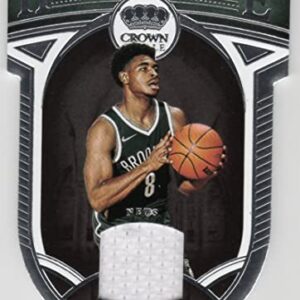 Cameron Thomas 2021-22 Panini Crown Royale Heirs to the Throne Rookie Jersey Card Brooklyn Nets Cam Thomas Rookie Relic