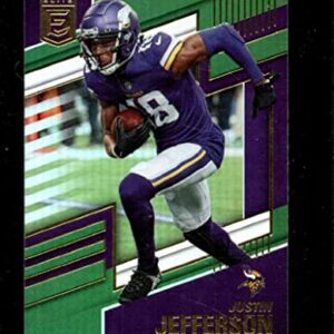 2022 DONRUSS ELITE GREEN #25 JUSTIN JEFFERSON NMMT VIKINGS