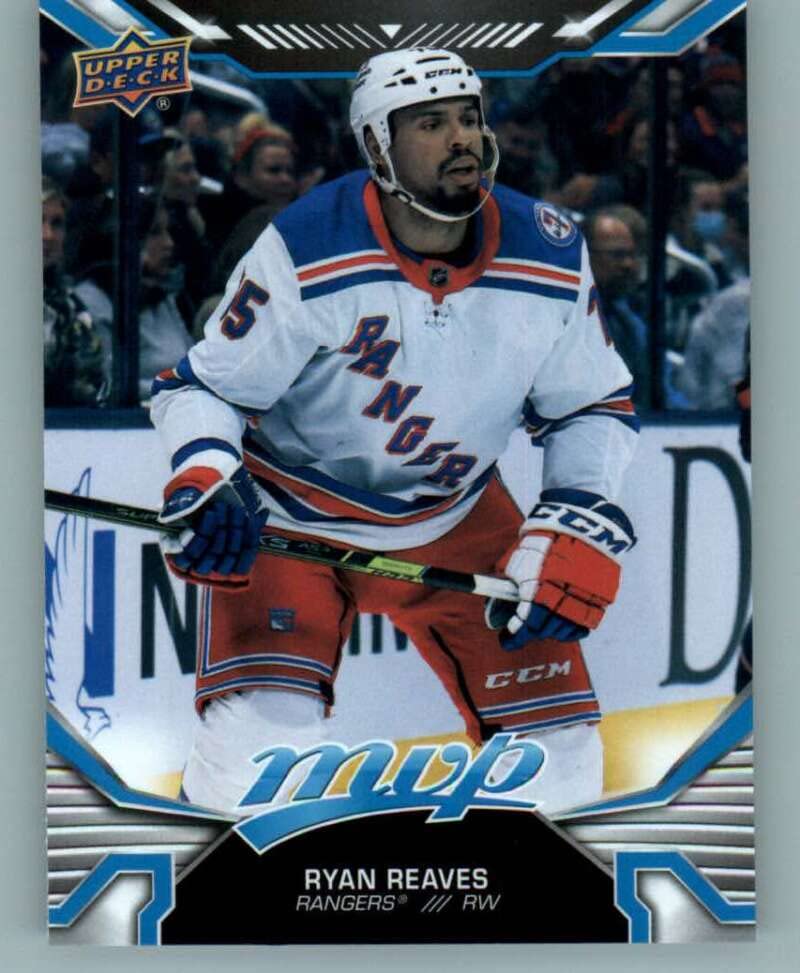 2022-23 Upper Deck MVP #52 Ryan Reaves New York Rangers NHL Hockey Trading Card