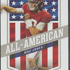 2021 Leaf Draft #46 Mac Jones Alabama Crimson Tide All-American (RC - Rookie Card) NFL Football Card NM-MT