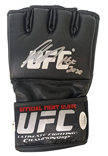 Georges St-Pierre autographed signed inscribed Official UFC glove JSA Witness