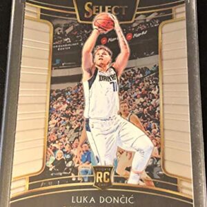 LUKA DONCIC Rookie Card - 2018/19 Panini SELECT Authentic Basketball Card - Dallas Mavericks