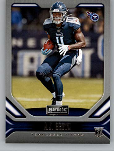 2019 Playbook Football #114 A.J. Brown Tennessee Titans RC Rookie Official Panini NFL Trading Card