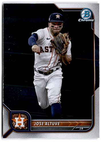 JOSE ALTUVE 2022 Bowman Chrome #9 NM+-MT+ MLB Baseball Astros