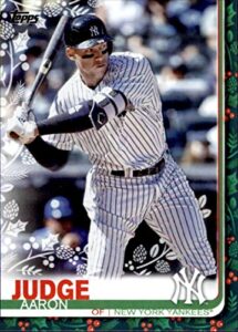 2019 topps holiday #hw148 aaron judge nm-mt yankees