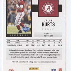 2020 Score #394 Jalen Hurts Alabama Crimson Tide NFL Football Card (RC - Rookie Card) NM-MT