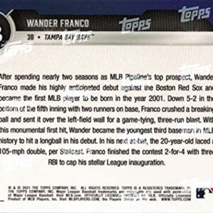 2021 Topps Now Baseball #402 Wander Franco Pre-Rookie Card - 1st Topps Now Card