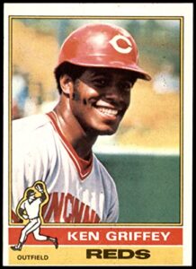 1976 topps # 128 ken griffey cincinnati reds (baseball card) vg/ex reds