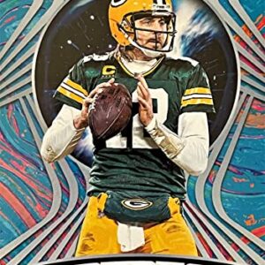 2022 Panini SUPERNOVA Football Authentic AARON RODGERS Football Card Limited Production of Only 1523! - Green Bay Packers