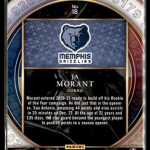 2020-21 Panini Select - Select Numbers #18 - Ja Morant