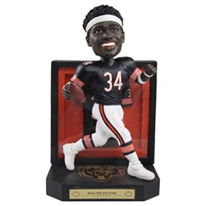 walter payton chicago bears framed jersey showcase special edition bobblehead nfl football