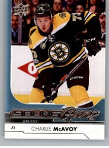 2017-18 upper deck #242 charlie mcavoy rc rookie bruins