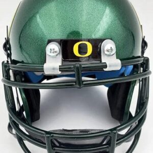 Max Unger Autographed Oregon Ducks Green Mini Helmet MCS Holo Stock #72417 - Autographed College Mini Helmets