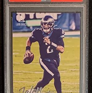 Jalen Hurts 2020 Panini Chronicles Luminance Football Rookie Card RC #210 Graded PSA 10