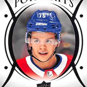 2018-19 Upper Deck Portraits Hockey #P-98 Jesperi Kotkaniemi Montreal Canadiens Official NHL Trading Card from UD