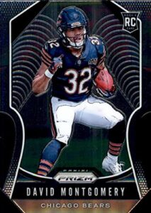 2019 panini prizm #327 david montgomery rc rookie chicago bears nfl football trading card